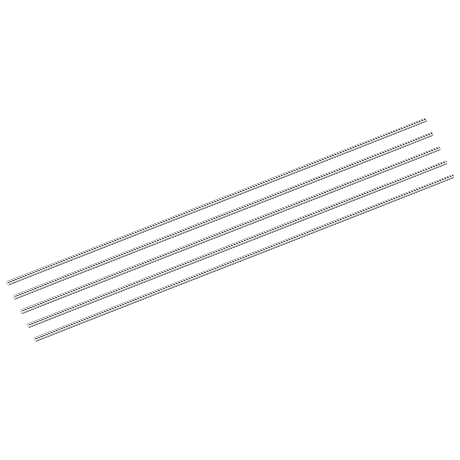 Uxcell 5Pack 304 Stainless Steel Rods, 3mm x 305mm Metal Solid Shaft ...