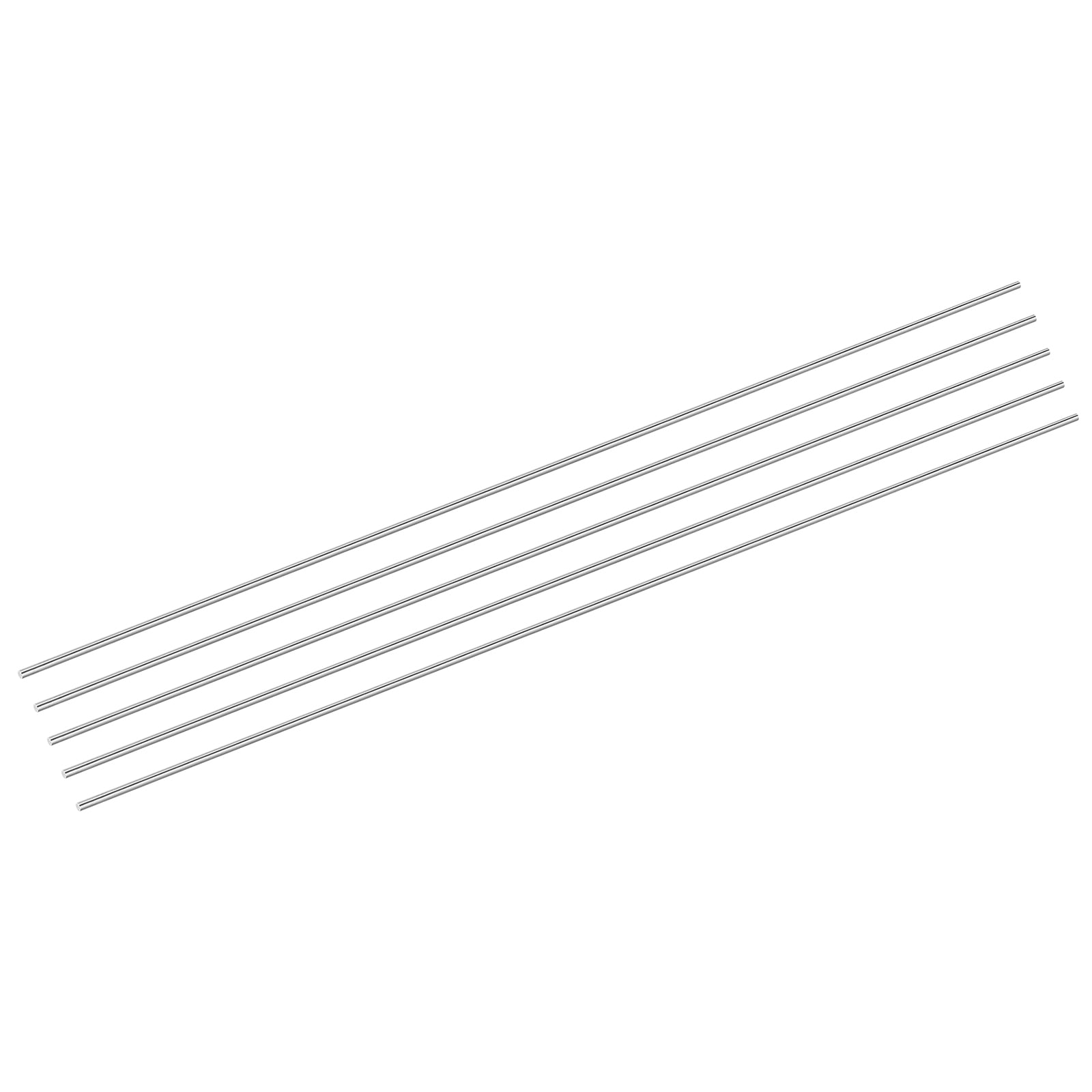 Uxcell 5Pack 304 Stainless Steel Rods, 3mm x 407mm Metal Solid Shaft ...
