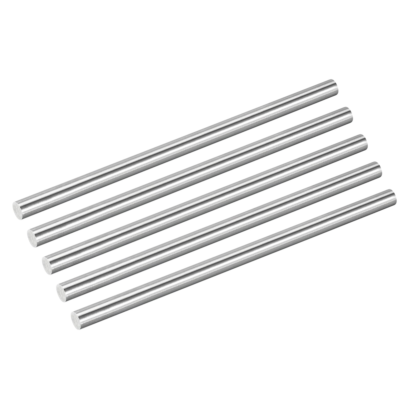 Uxcell 5Pack 304 Stainless Steel Rods, 4mm x 102mm Metal Solid Shaft ...