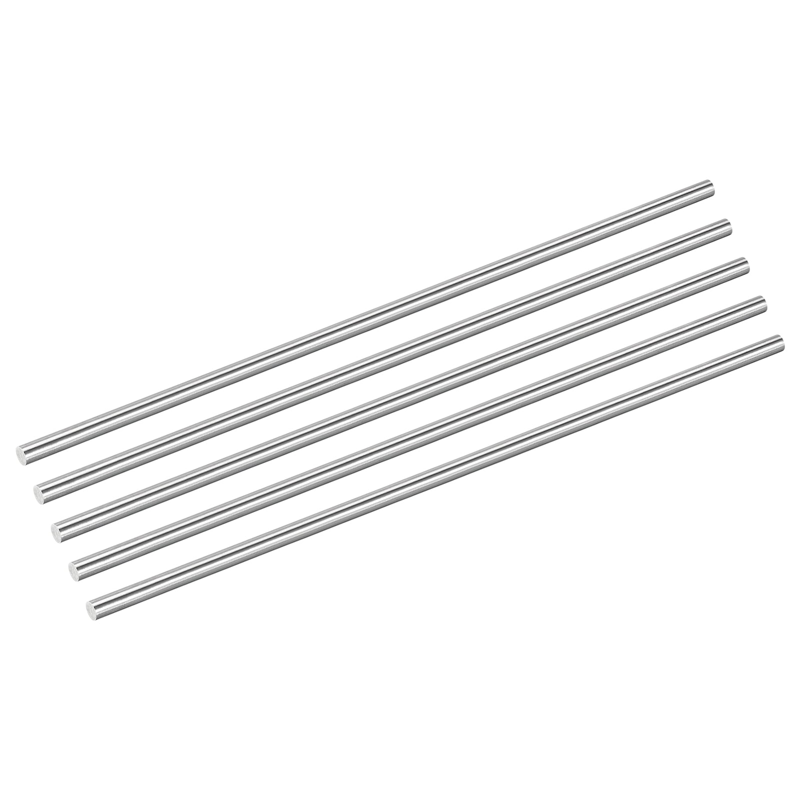 Uxcell 5Pack 304 Stainless Steel Rods, 6.5mm x 254mm Metal Solid Shaft ...