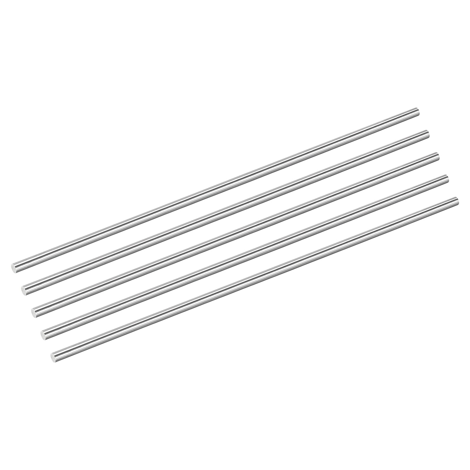Uxcell 5Pack 304 Stainless Steel Rods, 6mm x 305mm Metal Solid Shaft ...