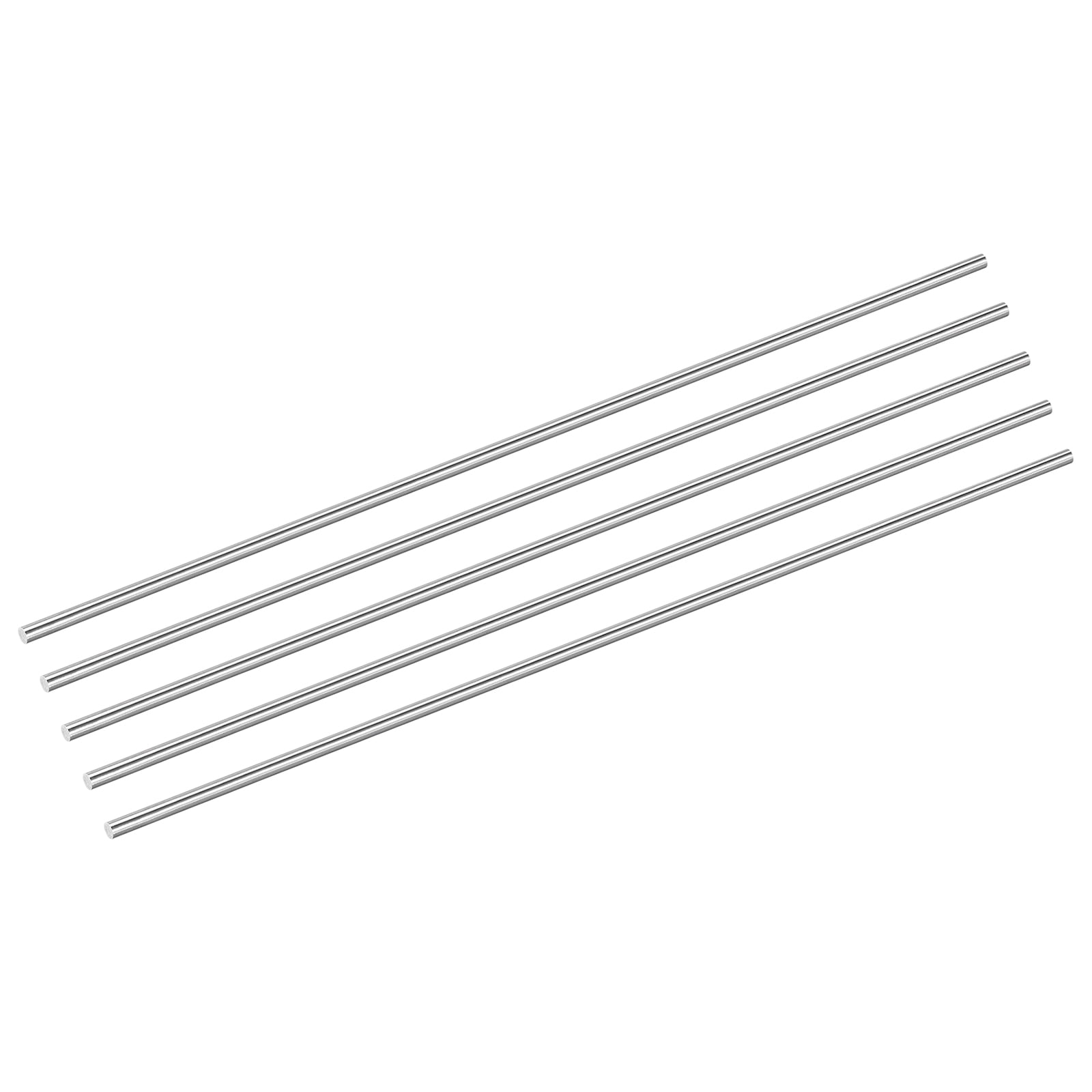 Uxcell 5Pack 304 Stainless Steel Rods, 7mm x 407mm Metal Solid Shaft ...