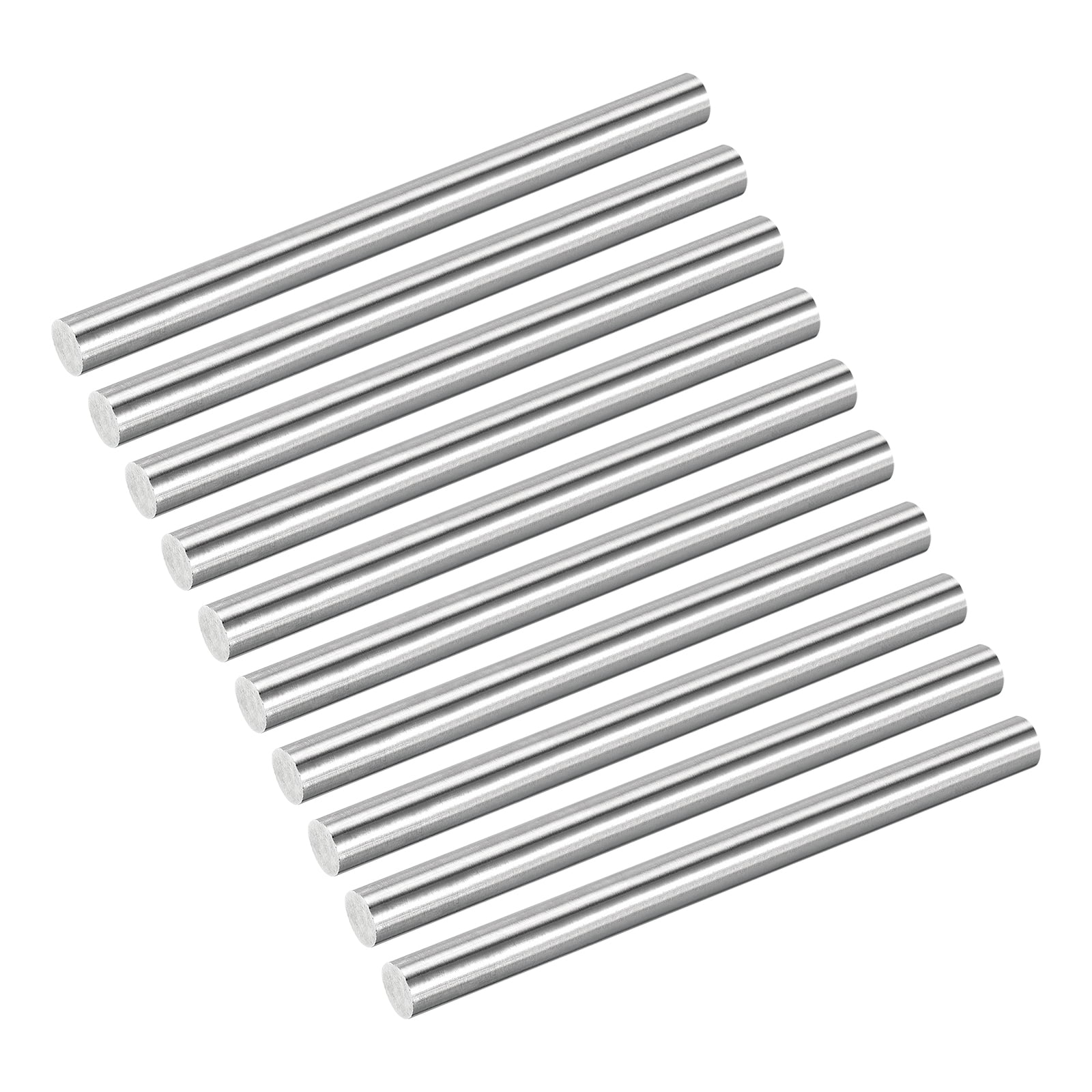 Uxcell 5Pack 304 Stainless Steel Rods, 8.5mm x 102mm Metal Solid Shaft ...