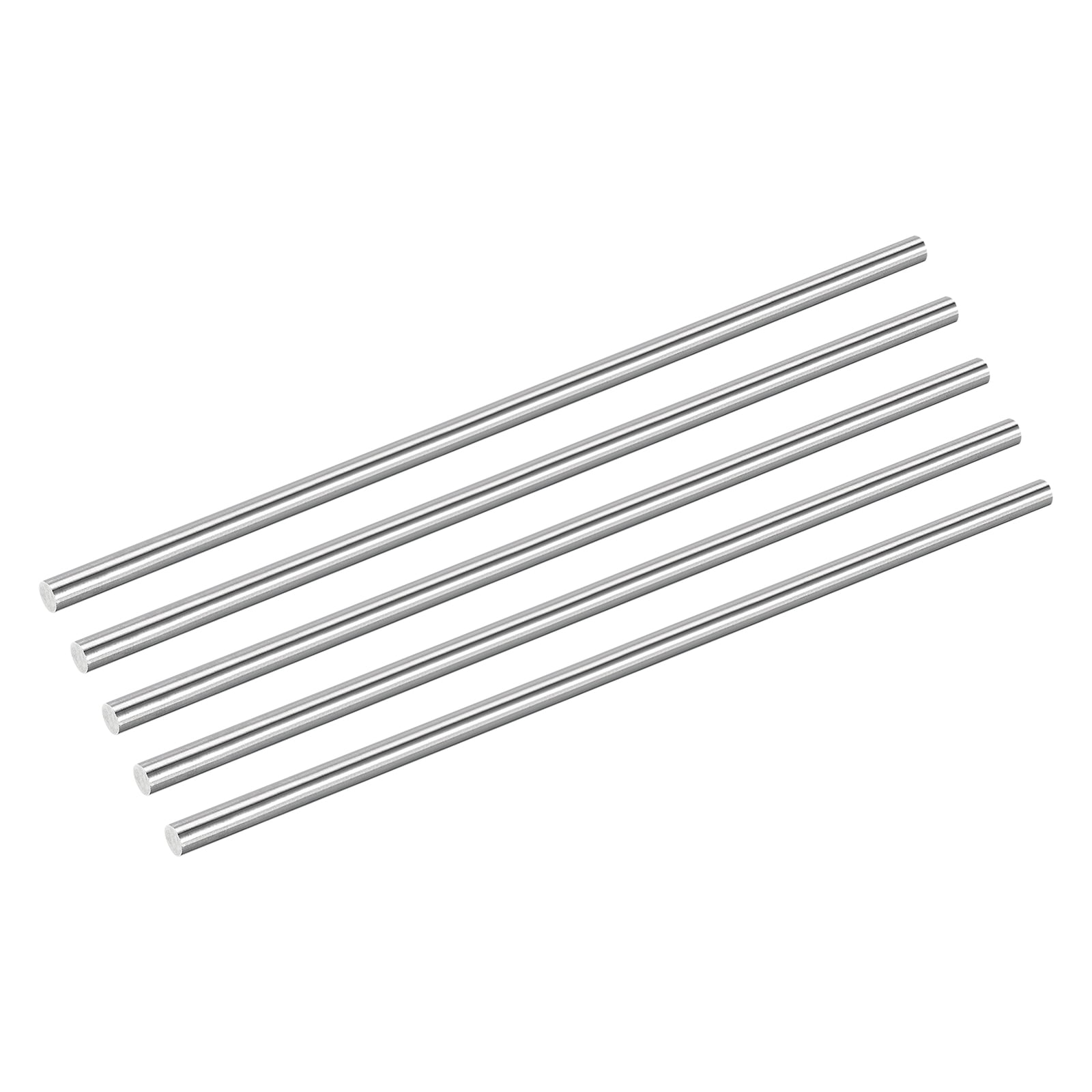 Uxcell 5Pack 304 Stainless Steel Rods, 8.5mm x 254mm Metal Solid Shaft ...