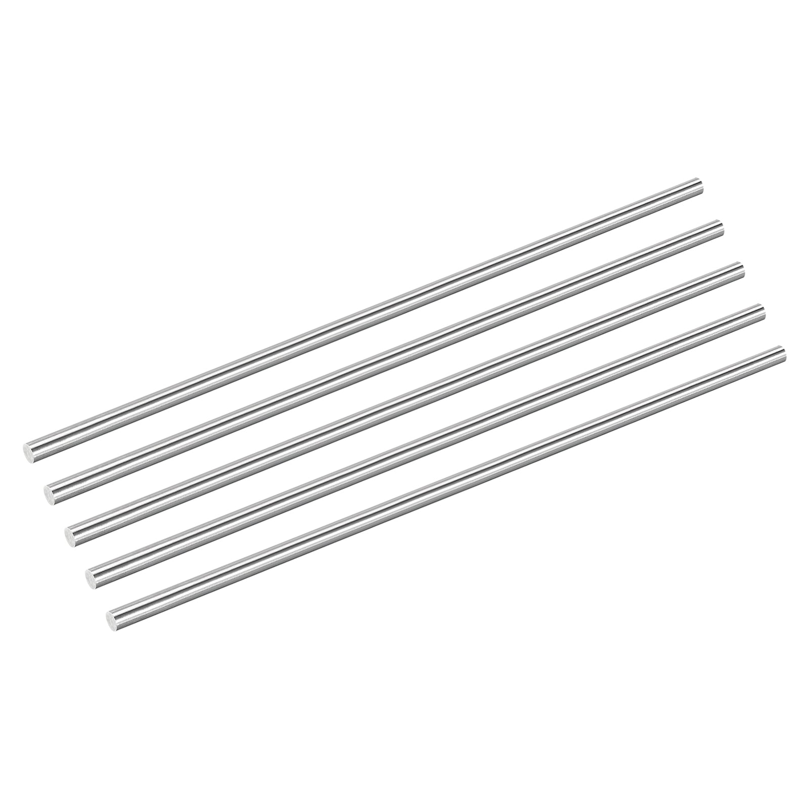 Uxcell 5Pack 304 Stainless Steel Rods, 8mm x 305mm Metal Solid Shaft ...