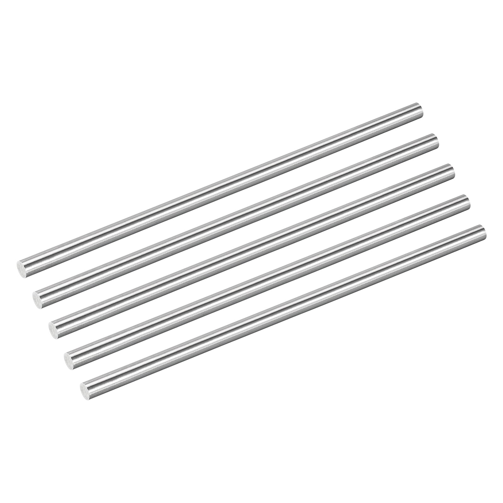 Uxcell 5Pack 304 Stainless Steel Rods, 9.5mm x 254mm Metal Solid Shaft ...