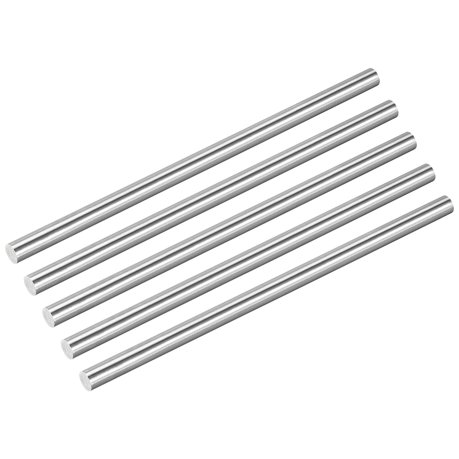 Uxcell 5Pack 304 Stainless Steel Rods, 9mm x 204mm Metal Solid Shaft ...