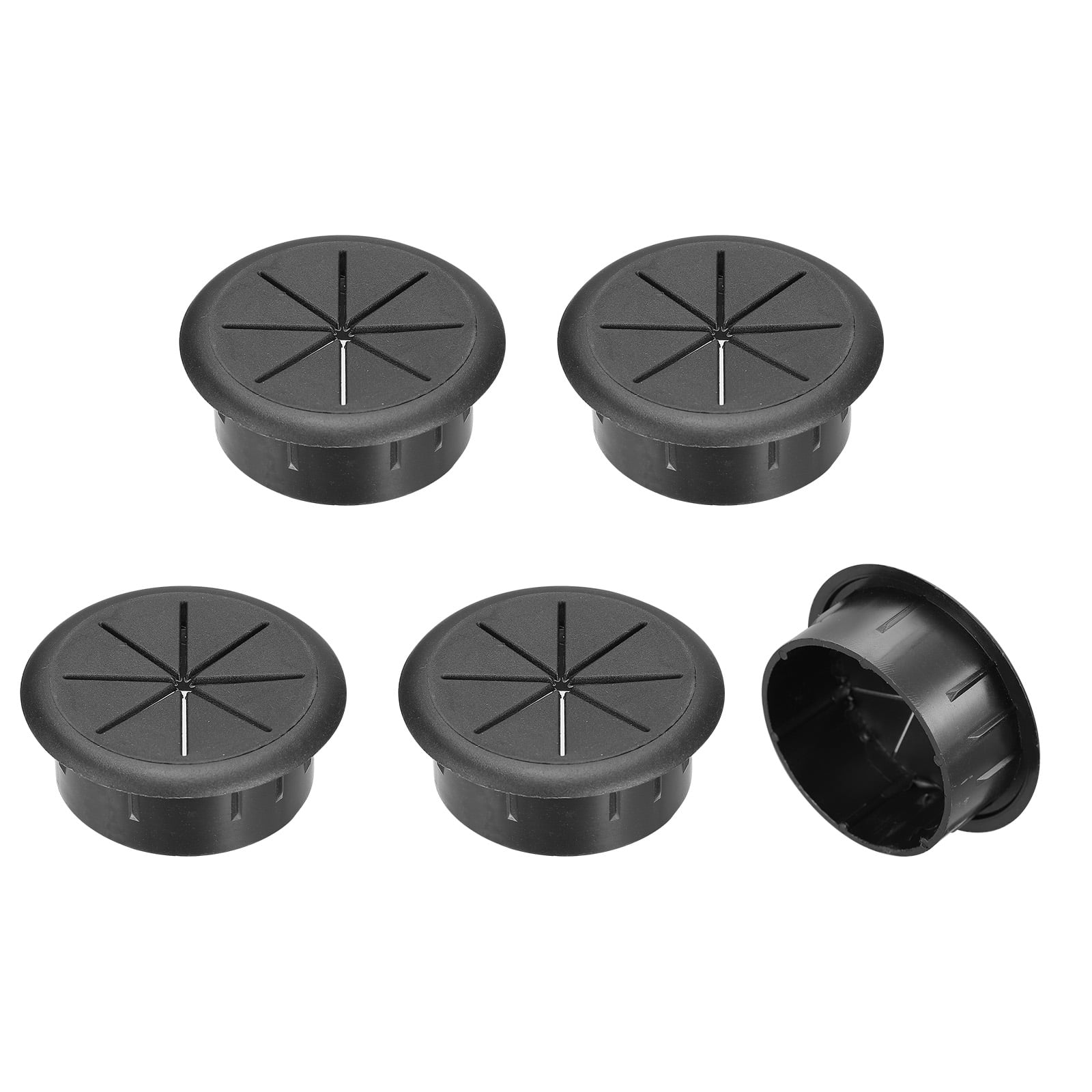Uxcell 5Pack 49mm Cable Hole Cover ABS Desk Cable Wire Cord Grommet for ...