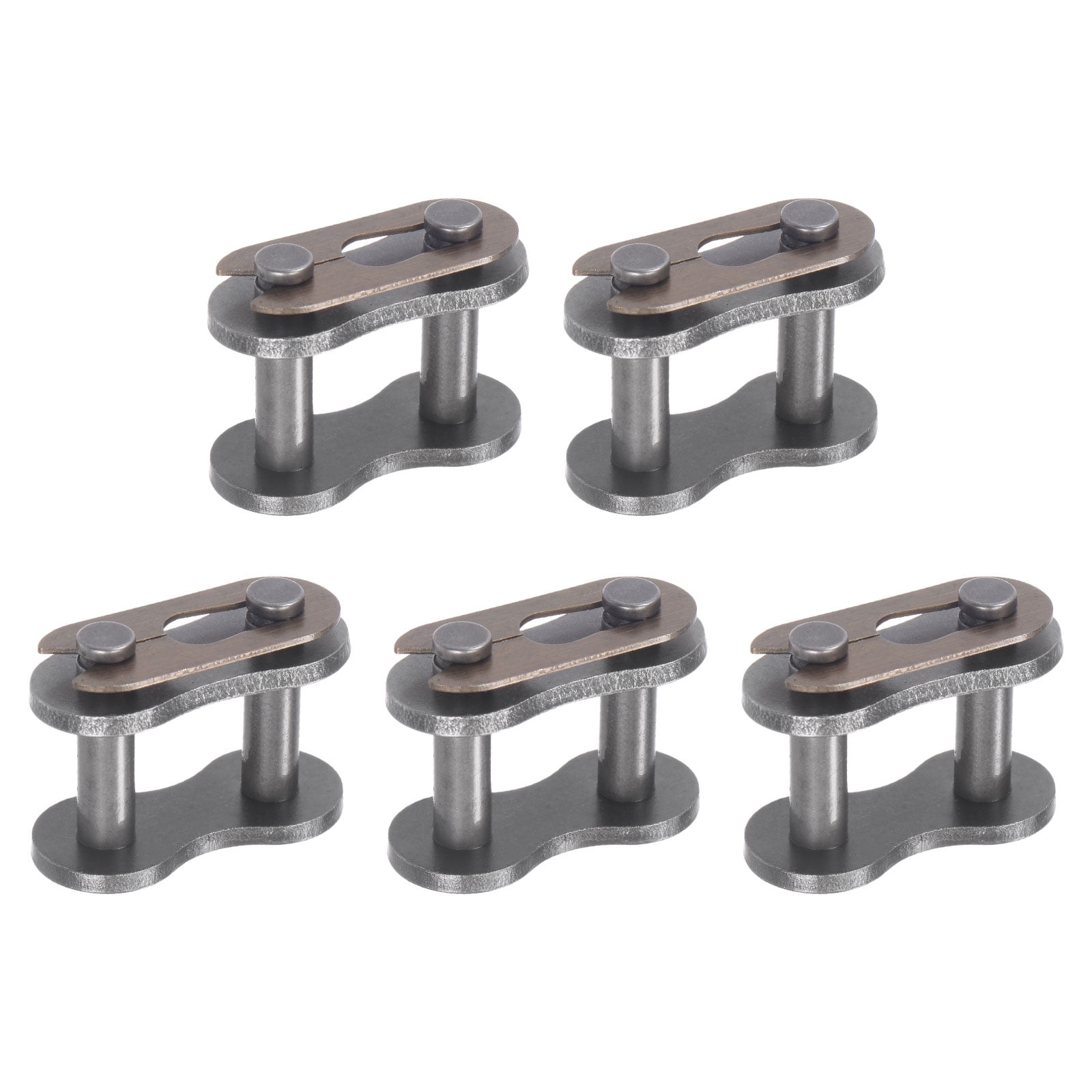 Uxcell 5Pack #60 Chain Connector Link Roller, 3/4" Pitch Carbon Steel ...