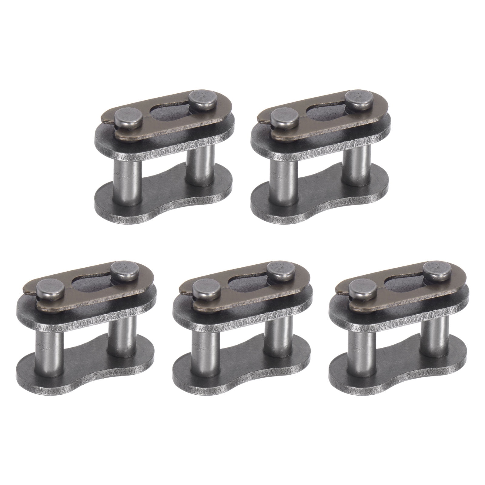 Uxcell 5Pack Chain Connector Link Roller, 1/2" Pitch Carbon Steel Split ...