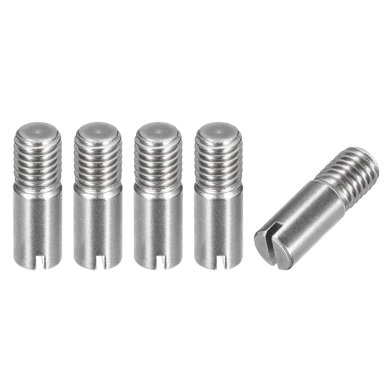 Uxcell 5Pack M10 x 30mm Slotted Cylindrical Pin 304 Stainless Steel ...
