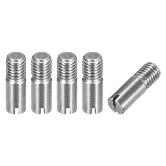 Uxcell 5Pack M10 x 30mm Slotted Cylindrical Pin 304 Stainless Steel ...