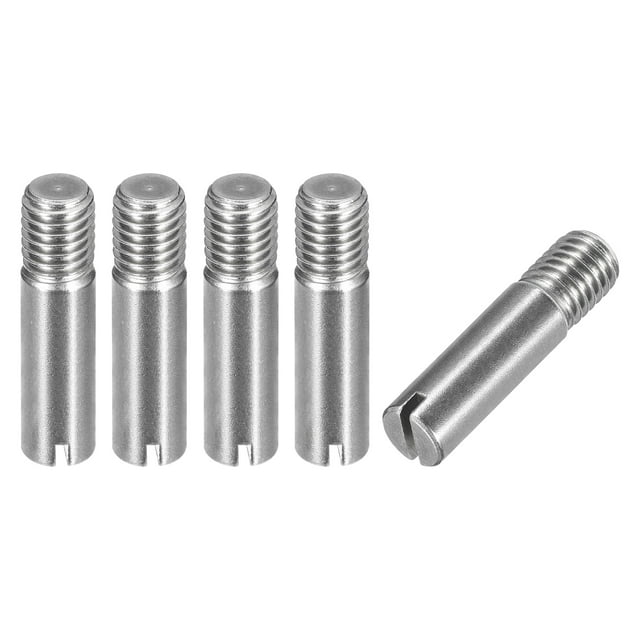 Uxcell 5Pack M10 x 40mm Slotted Cylindrical Pin 304 Stainless Steel ...