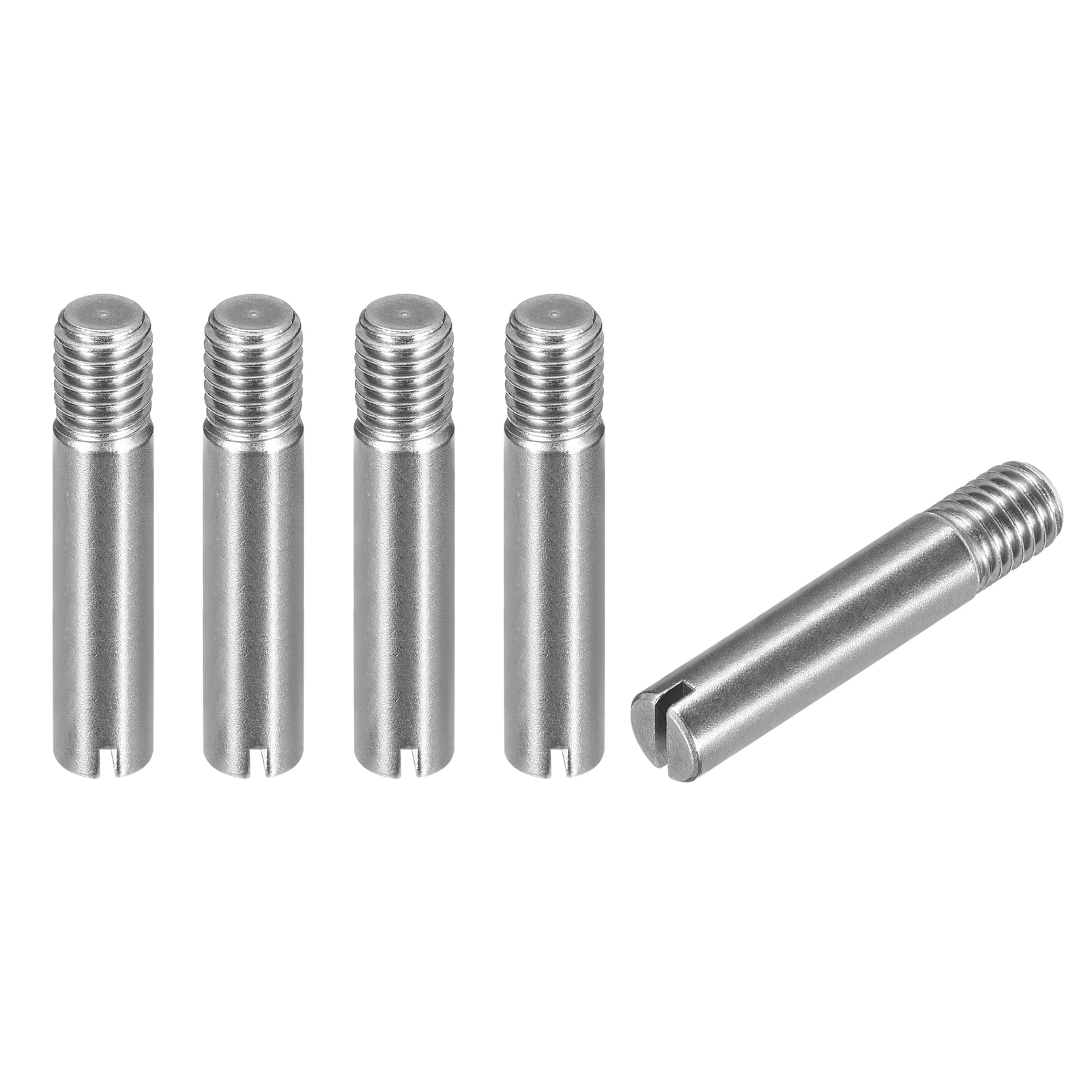 Uxcell 5Pack M10 x 50mm Slotted Cylindrical Pin 304 Stainless Steel ...