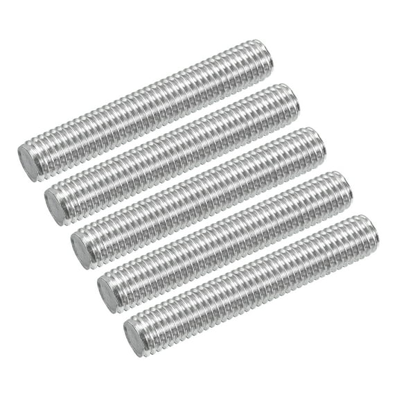 Uxcell 5Pack M10 x 60mm Fully Threaded Rod Right Hand Threads,1.5 ...