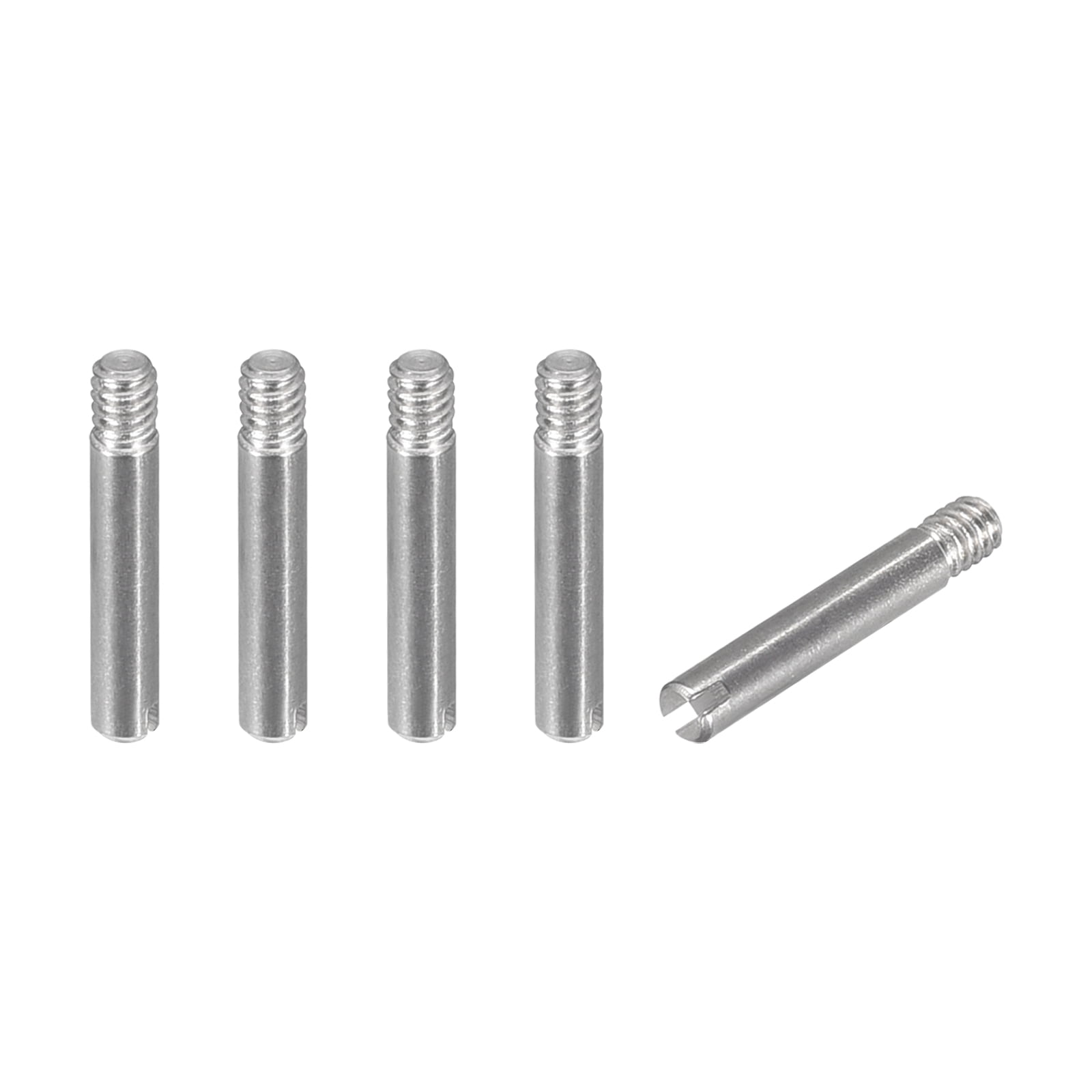 Uxcell 5Pack M2 x 12mm Slotted Cylindrical Pin 304 Stainless Steel ...