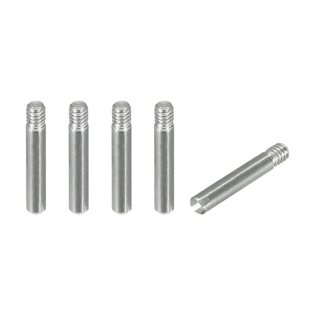 Uxcell 5Pack M2 x 12mm Slotted Cylindrical Pin 304 Stainless Steel ...