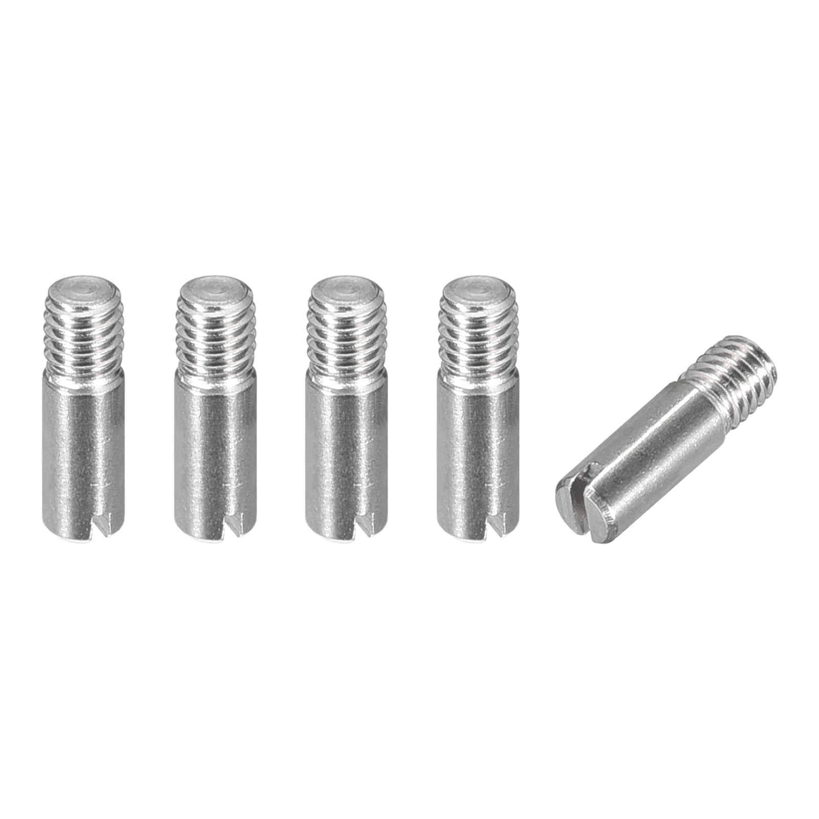 Uxcell 5Pack M3 x 10mm Slotted Cylindrical Pin 304 Stainless Steel ...