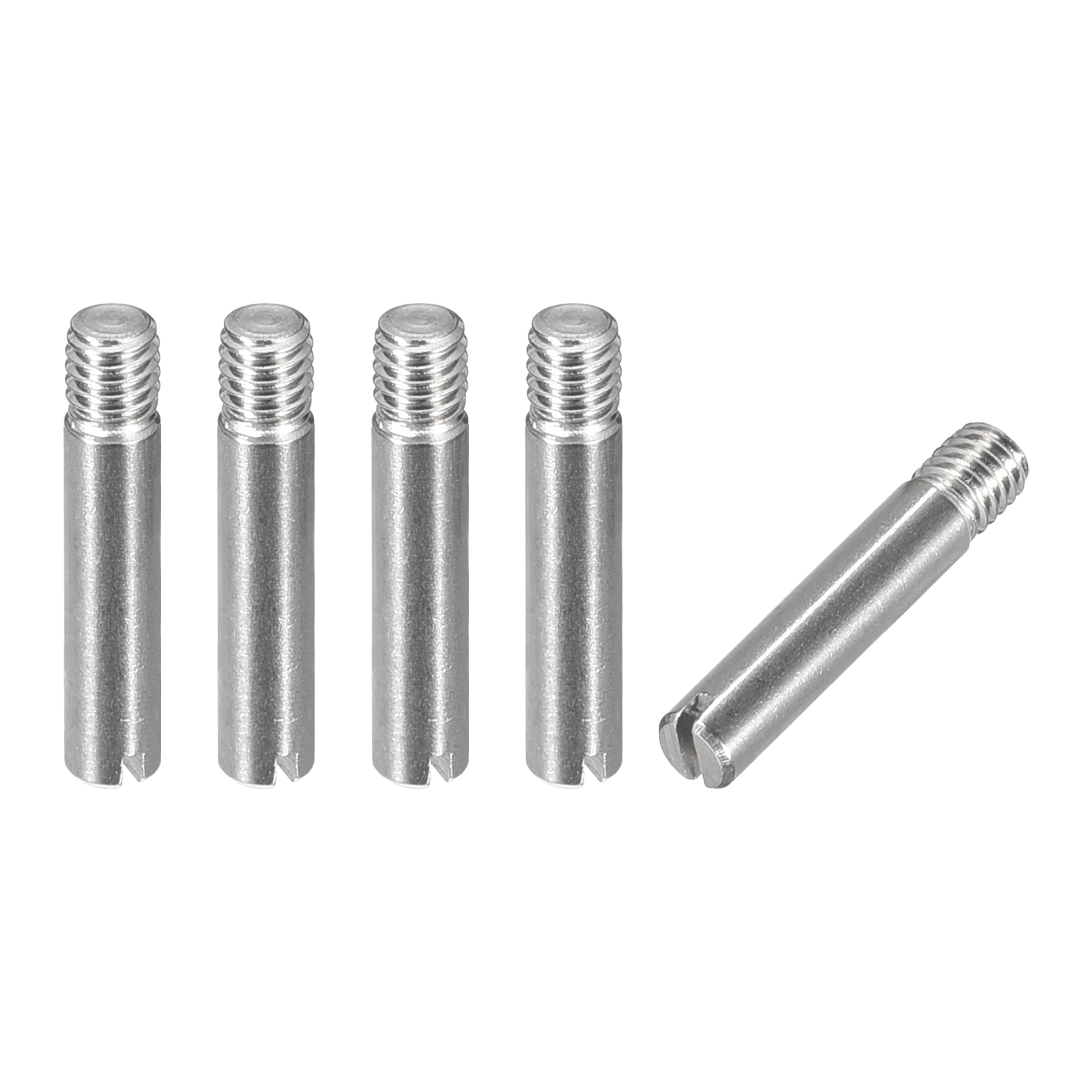 Uxcell 5Pack M3 x 16mm Slotted Cylindrical Pin 304 Stainless Steel ...