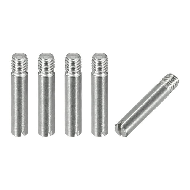 Uxcell 5Pack M3 x 16mm Slotted Cylindrical Pin 304 Stainless Steel ...