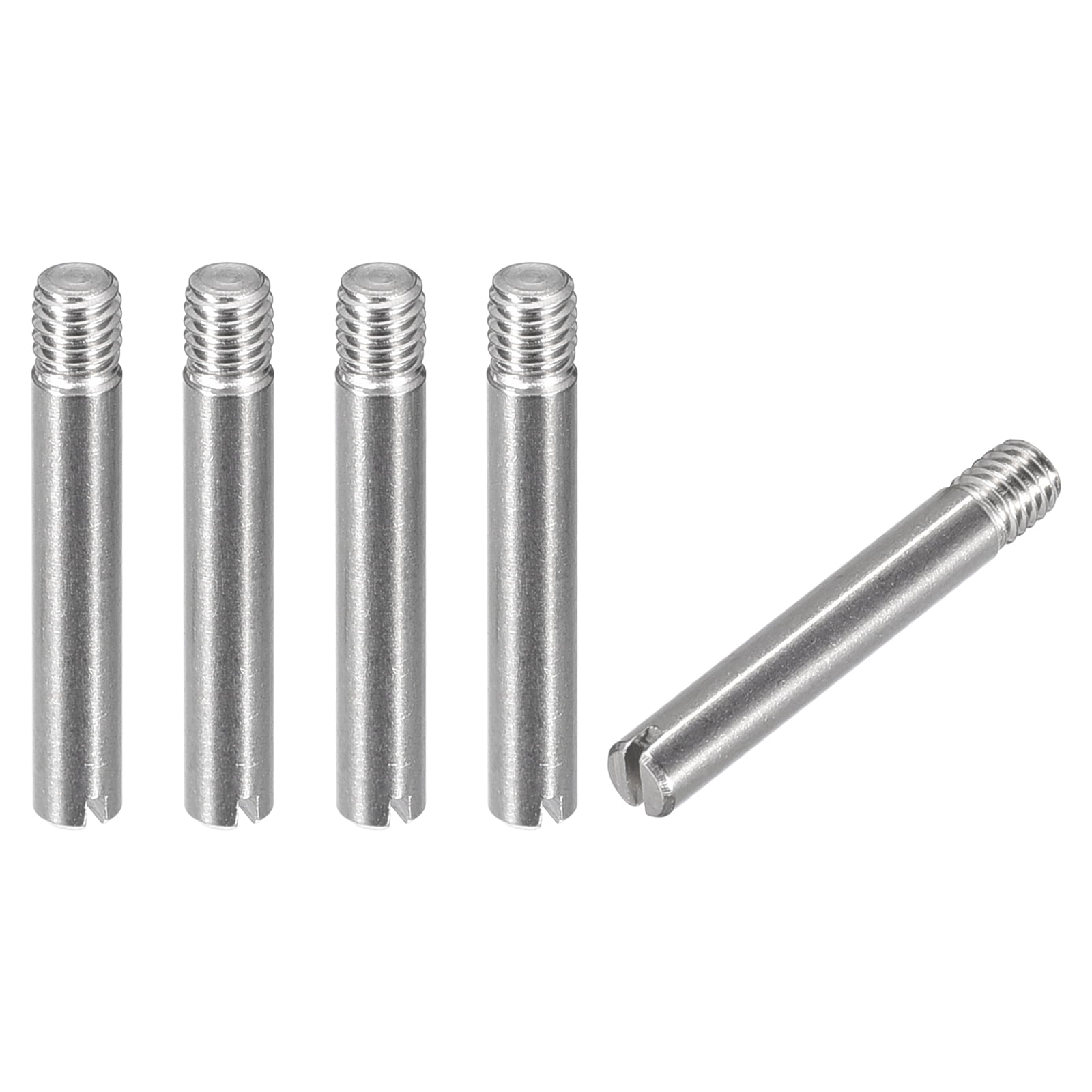 Uxcell 5Pack M3 x 20mm Slotted Cylindrical Pin 304 Stainless Steel ...