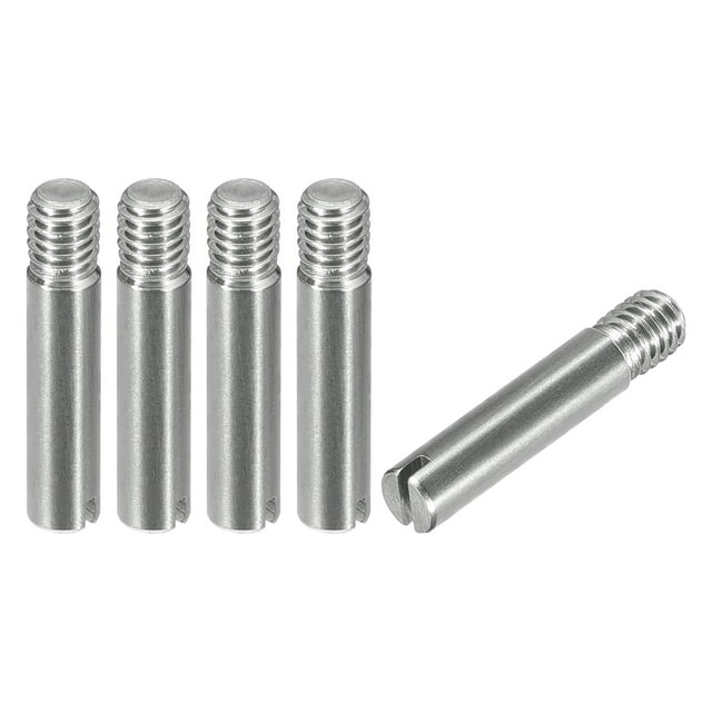 Uxcell 5Pack M4 x 20mm Slotted Cylindrical Pin 304 Stainless Steel ...