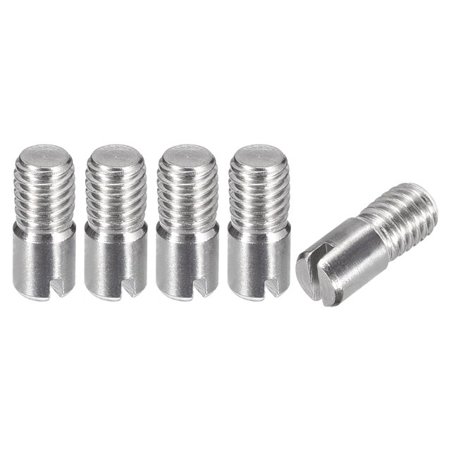 Uxcell 5Pack M5 x 12mm Slotted Cylindrical Pin 304 Stainless Steel ...