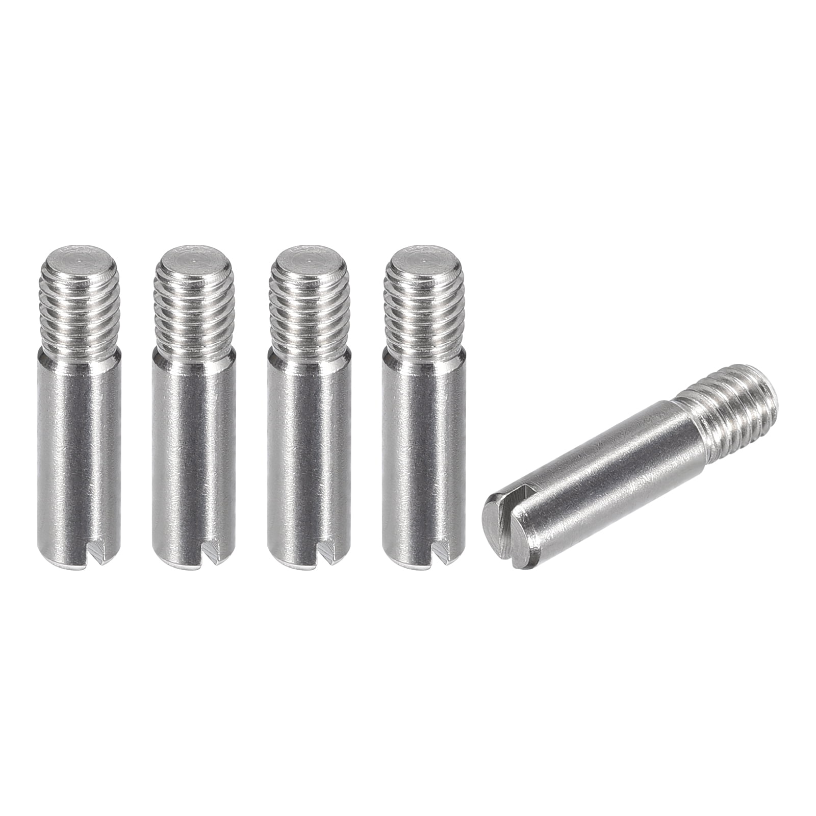 Uxcell 5Pack M5 x 20mm Slotted Cylindrical Pin 304 Stainless Steel ...