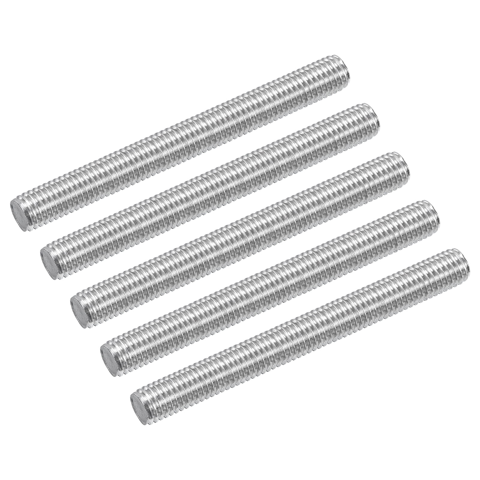 Uxcell 5Pack M6 x 60mm Fully Threaded Rod Right Hand Threads, 1 Thread ...