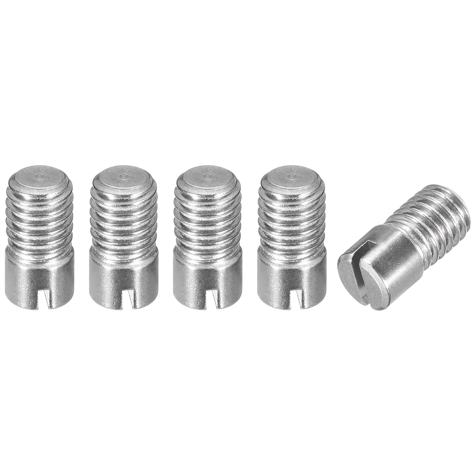Uxcell 5Pack M8 x 16mm Slotted Cylindrical Pin 304 Stainless Steel ...