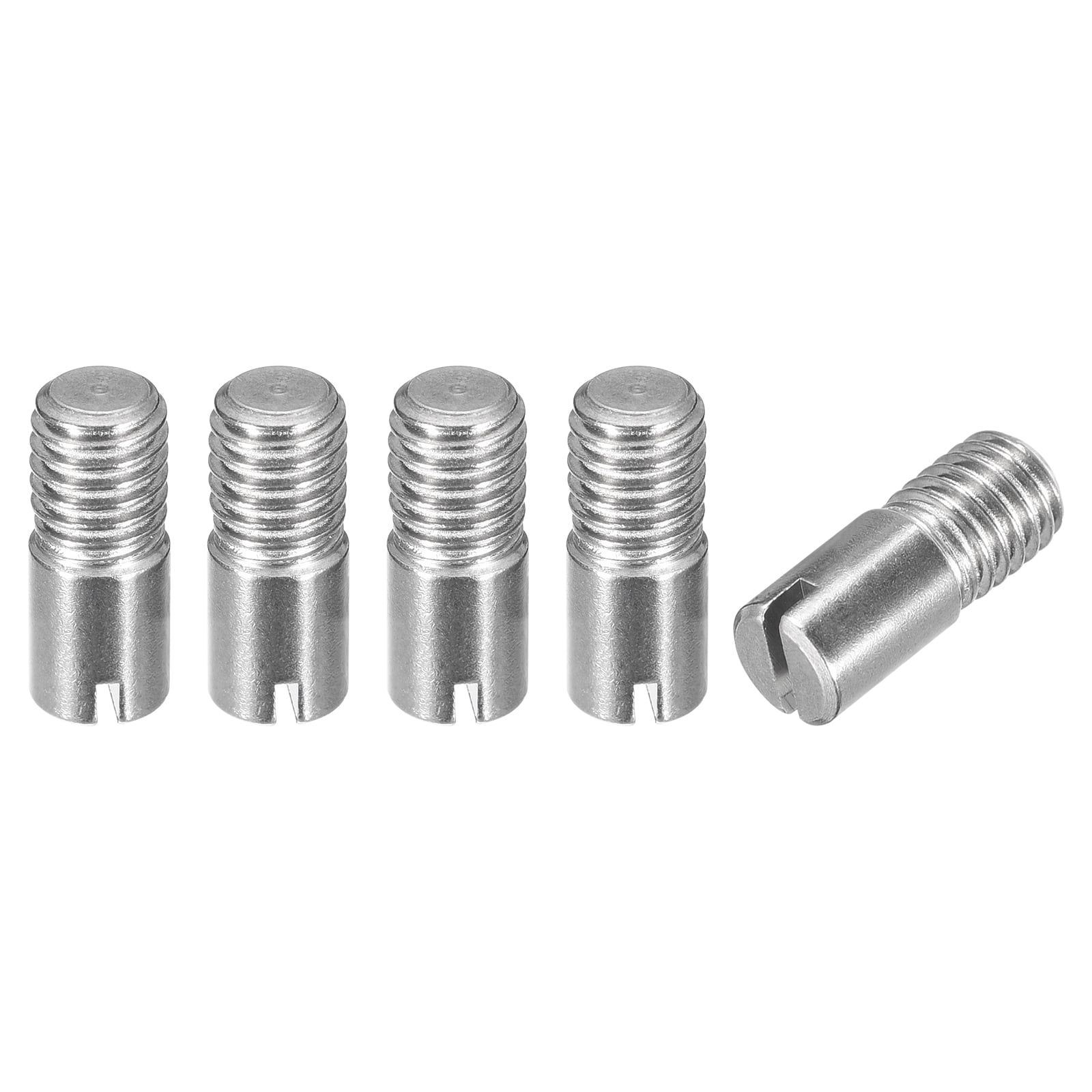 Uxcell 5Pack M8 x 20mm Slotted Cylindrical Pin 304 Stainless Steel ...