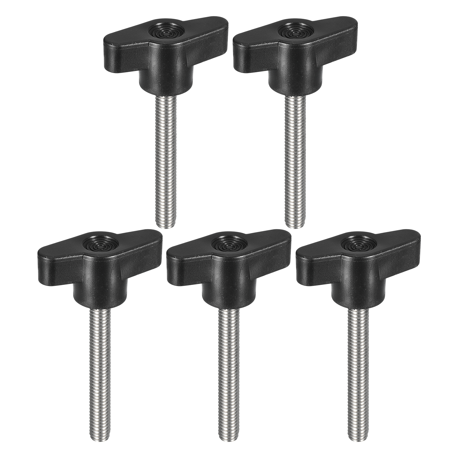 Uxcell 5Pack Metric 304 Stainless Steel Clamping Screw Knob T Shaped ...