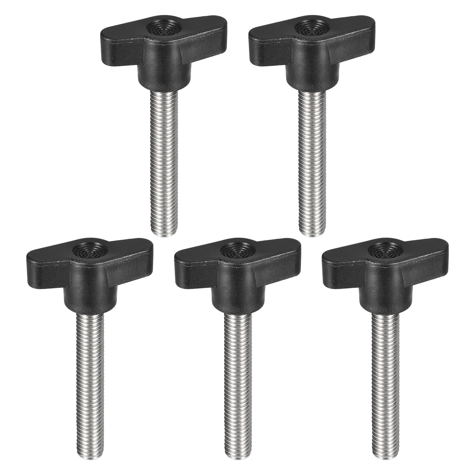 Uxcell 5Pack Metric 304 Stainless Steel Clamping Screw Knob T Shaped ...