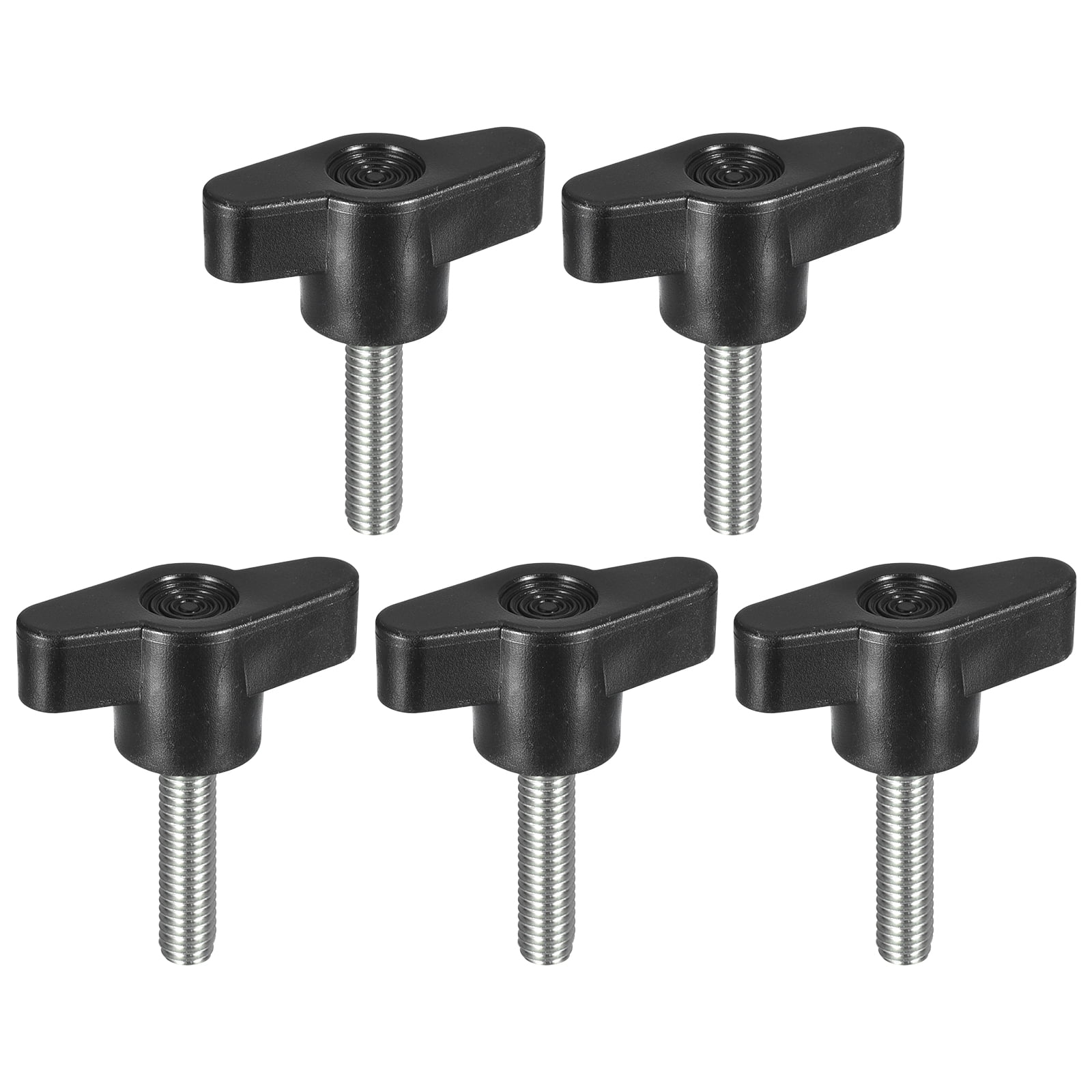 Uxcell 5Pack Metric Carbon Steel Clamping Screw Knob T Shaped Thumb ...