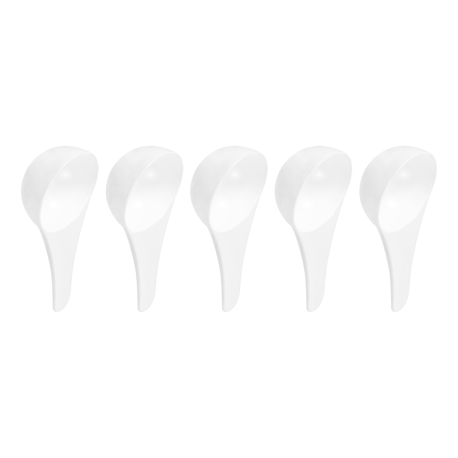 Uxcell 5Pack Plastic Measuring Spoons Powder Scoops Spoon Kitchen Spoon ...