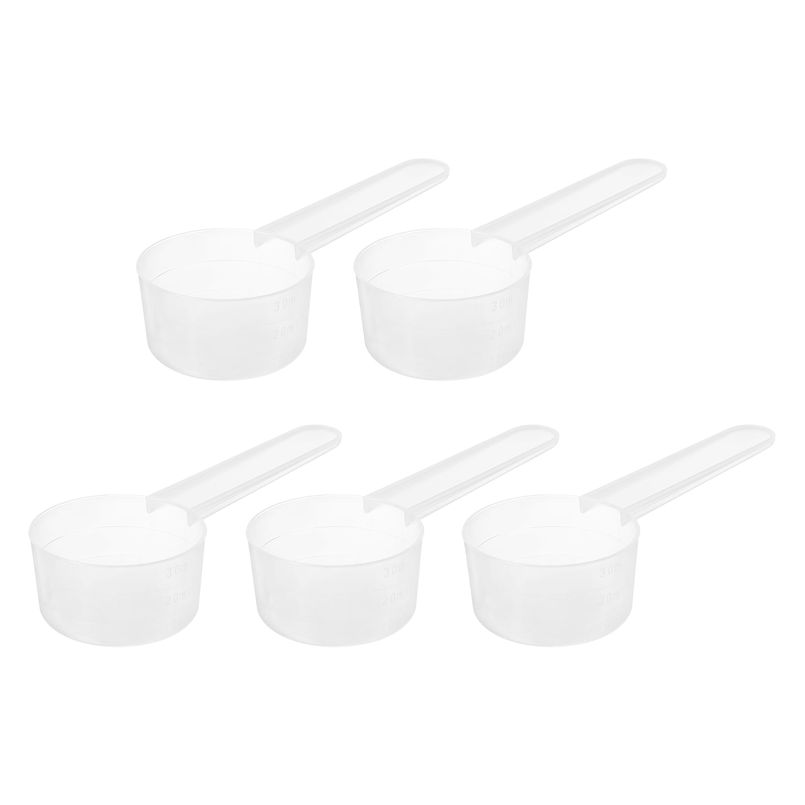 Uxcell 5Pack Plastic Measuring Spoons Powder Scoops Spoon Table Spoon ...