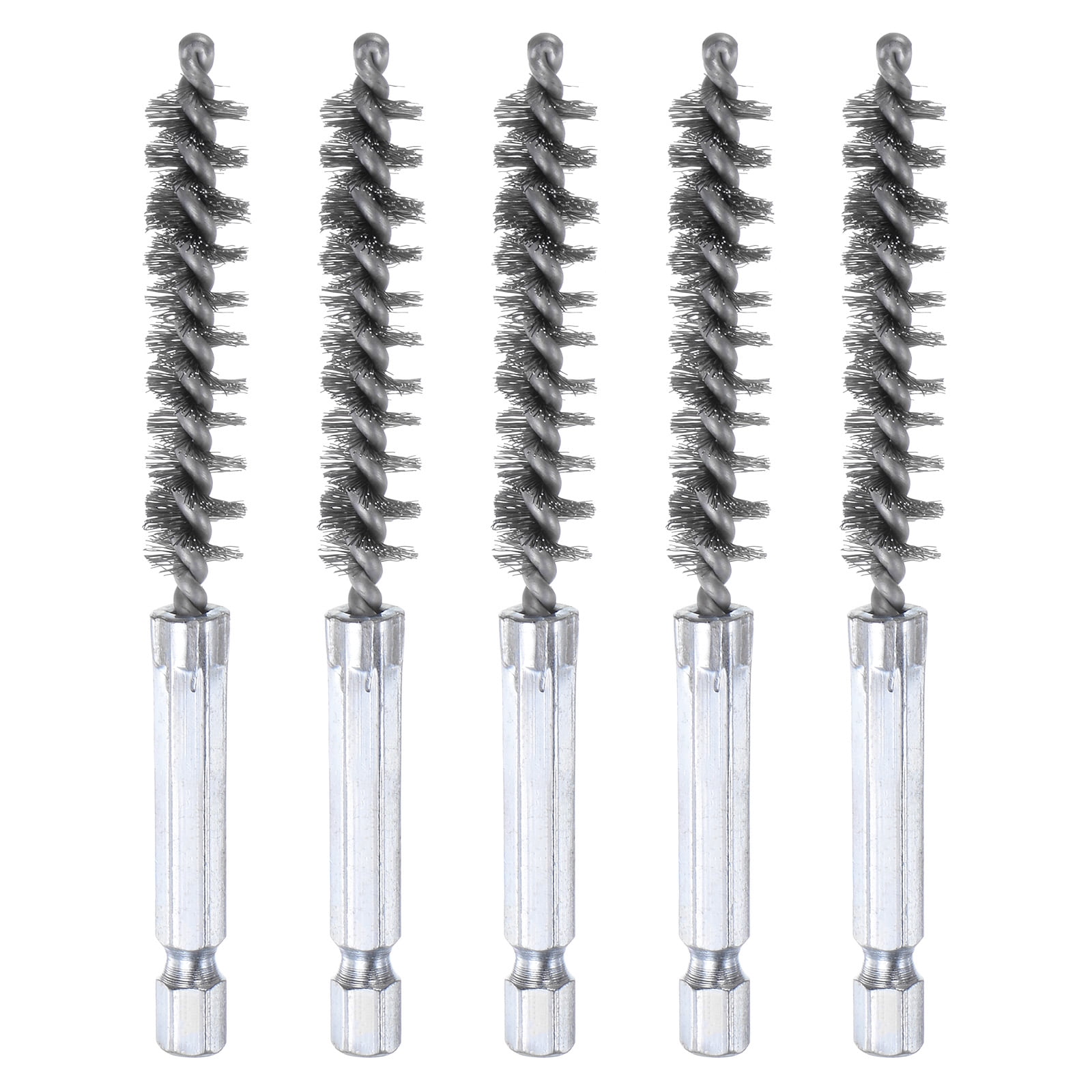 Uxcell 304 Stainless Steel Bore Brush Cleaning Twisted Wire Brush with ...