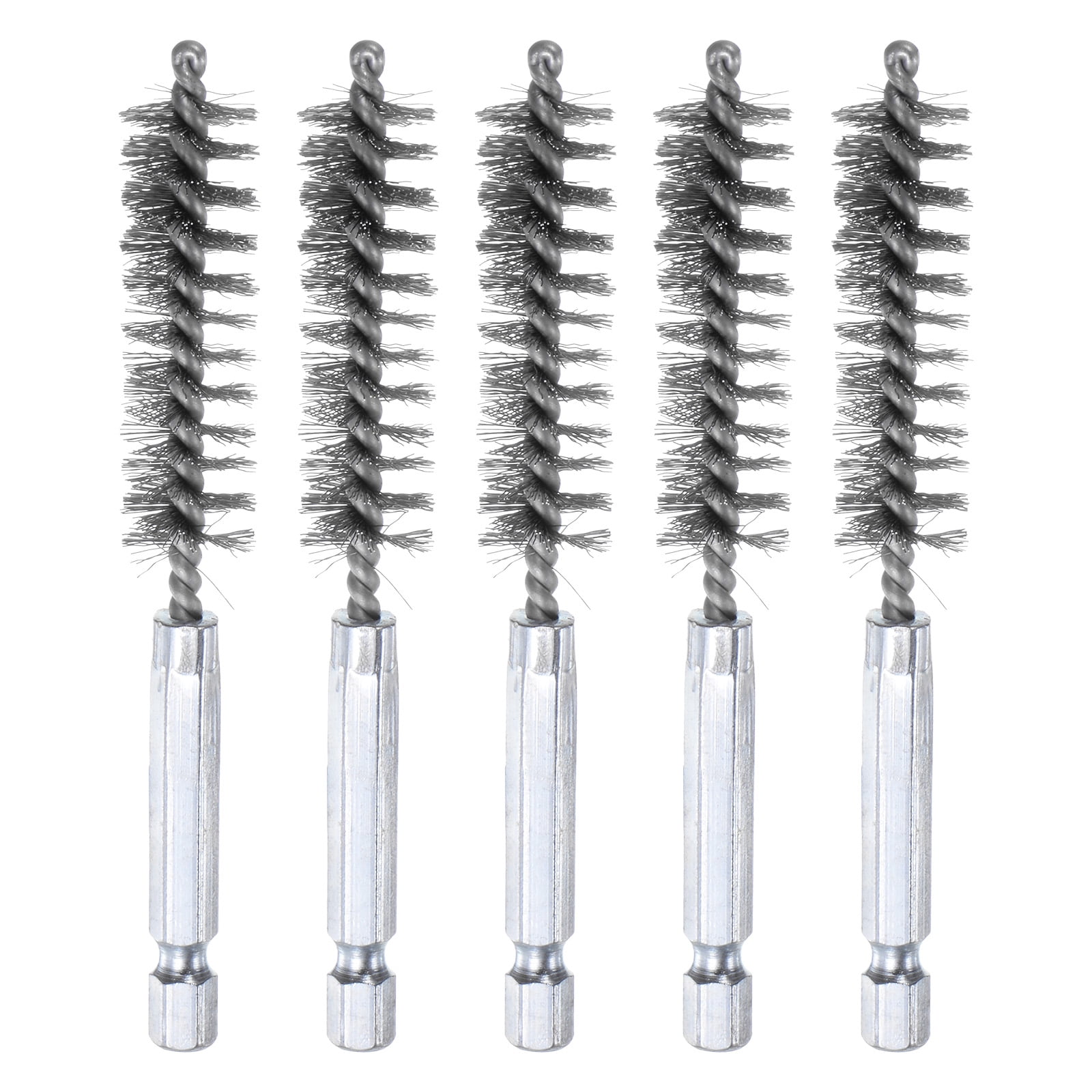 Uxcell 304 Stainless Steel Bore Brush Cleaning Twisted Wire Brush with ...
