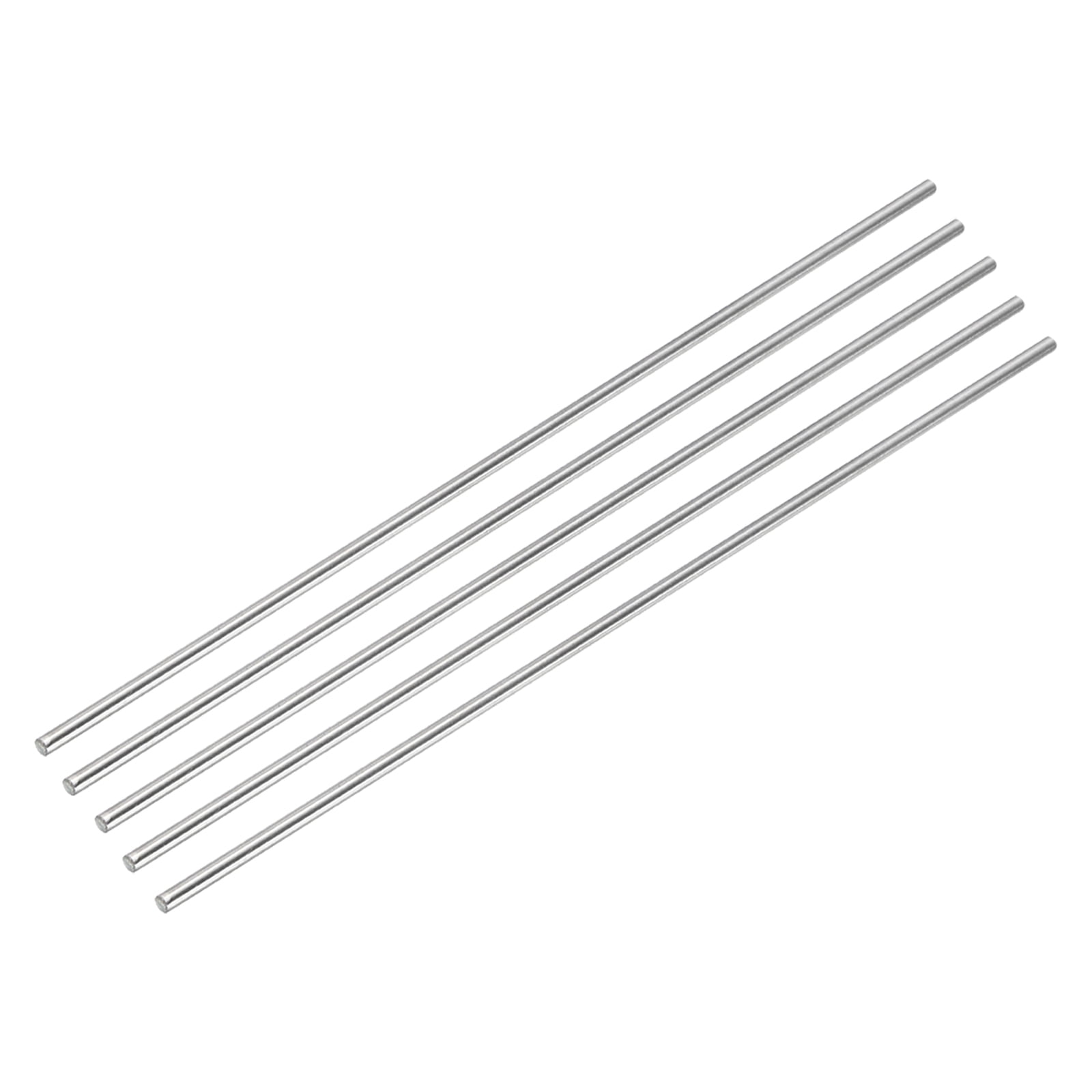 Uxcell 5Pcs 7mm x 305mm 304 Stainless Steel Rods, Round Metal Solid Rod ...