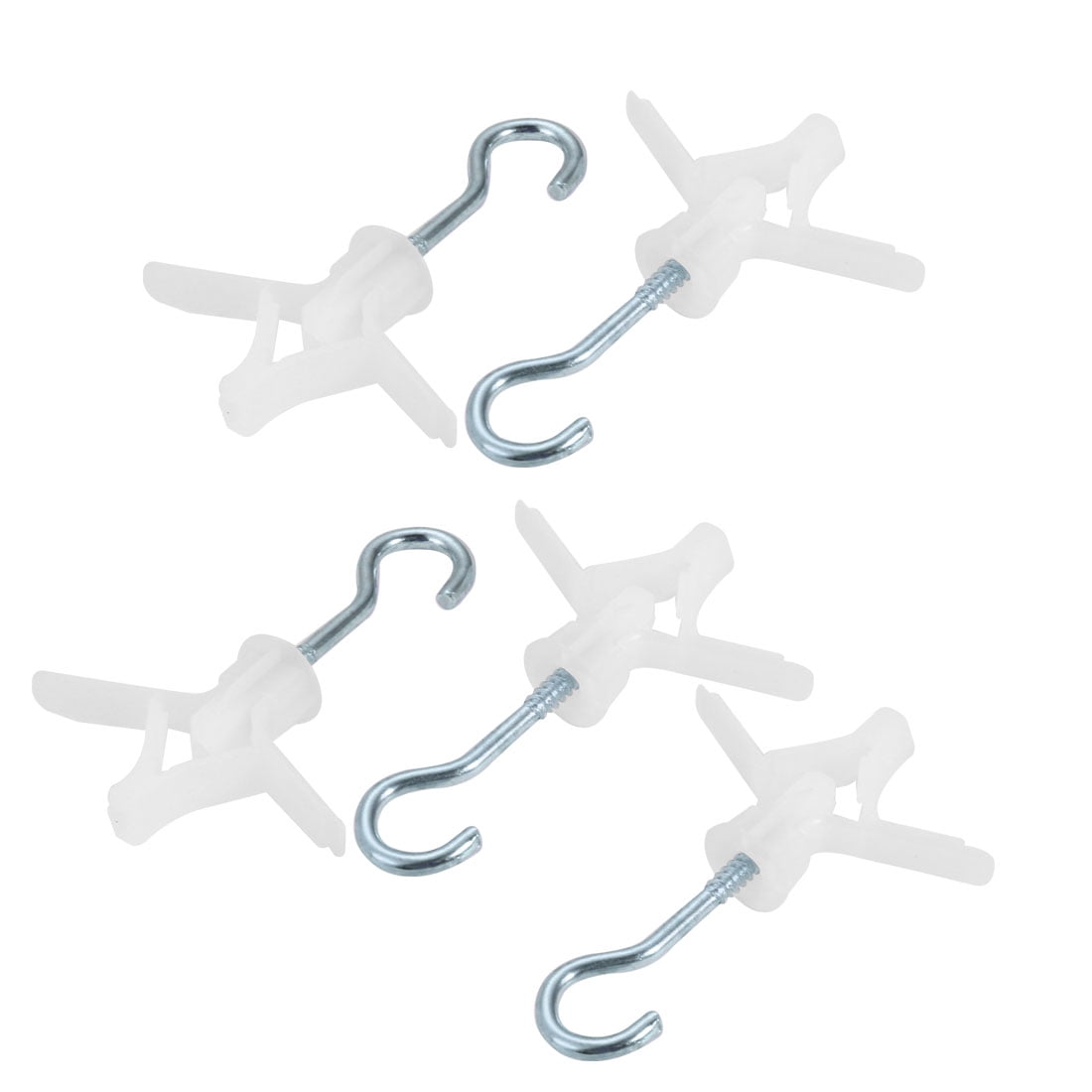 Uxcell 5Pcs 8mm-12mm Grip Range Hollow-Wall 16mm Inner Dia Eye Screw ...