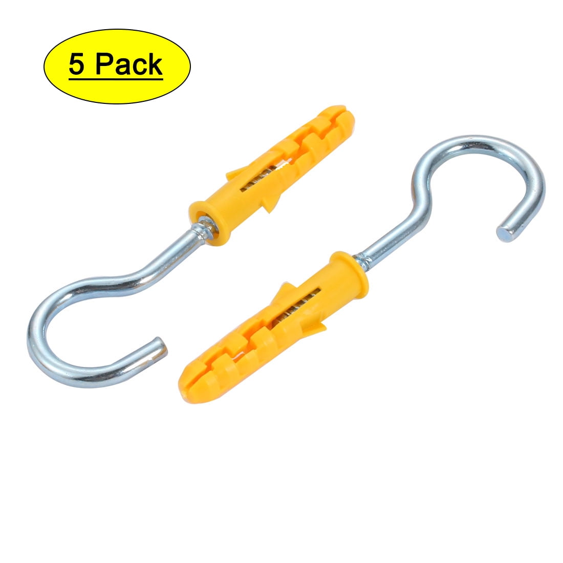 Uxcell 5Pcs 8mmx40mm Self Drilling Drywall With 18.5mm Inner Dia Screw ...