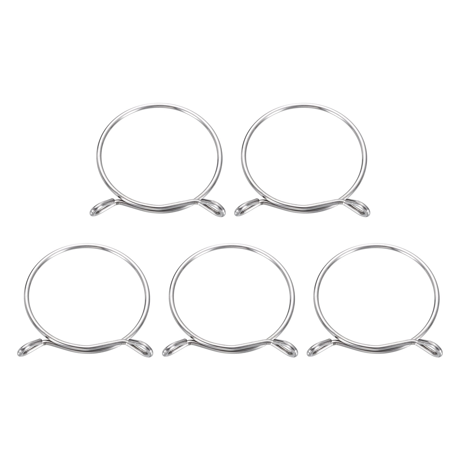 Uxcell 5Pcs Fuel Line Hose Clamps,65mm 304 Stainless Steel Water Pipe ...