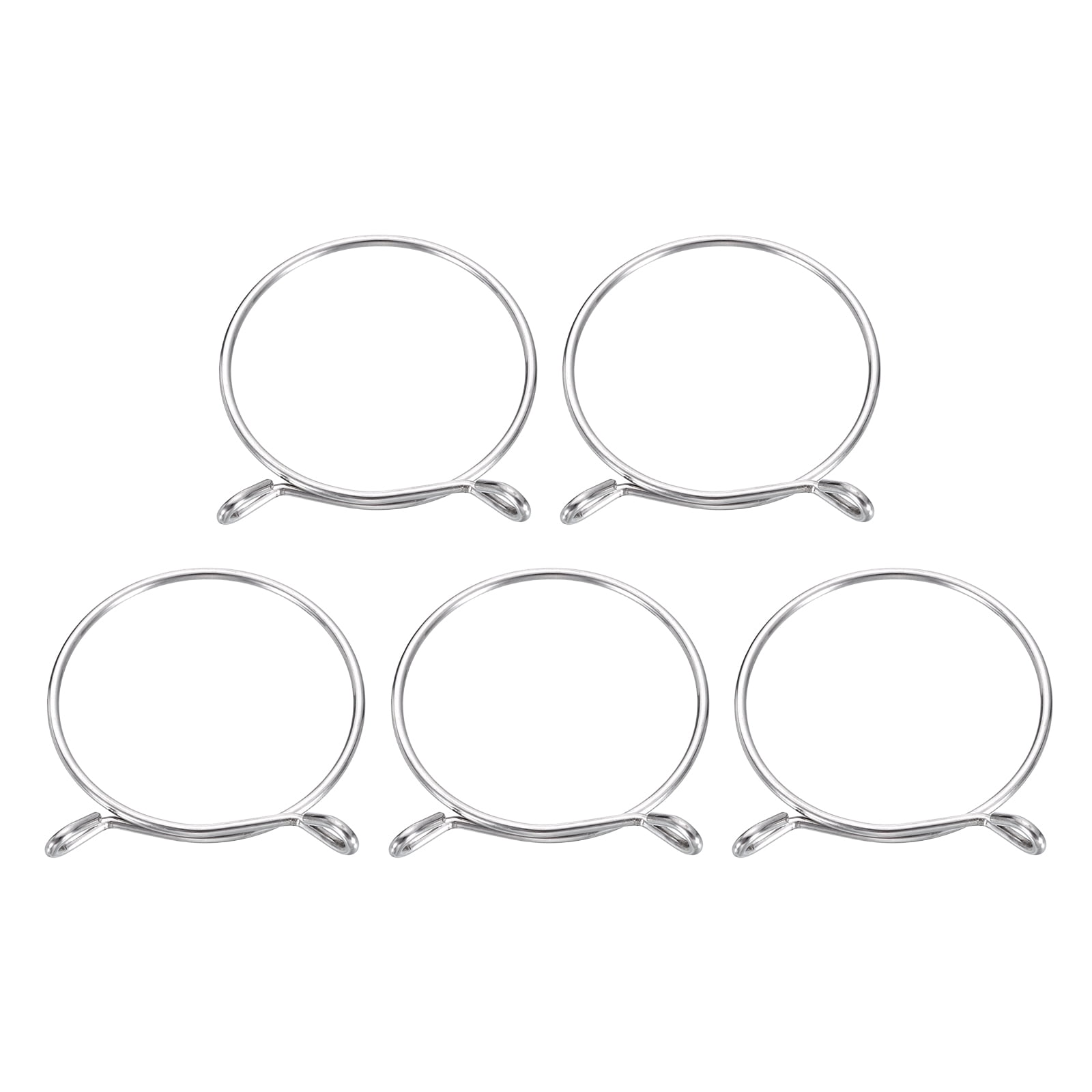 Uxcell 5Pcs Fuel Line Hose Clamps, 70mm 304 Stainless Steel Water Pipe ...