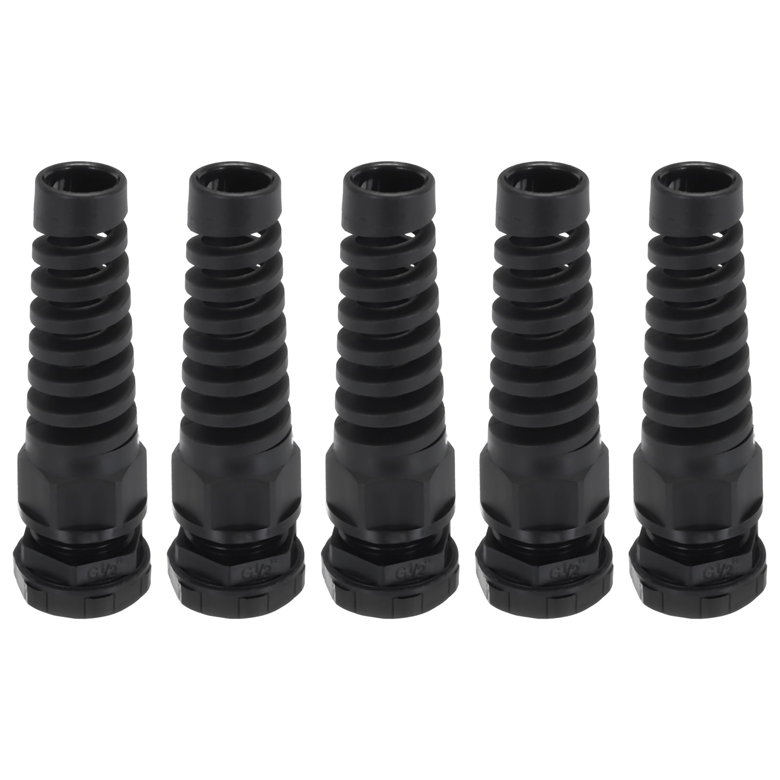 Uxcell 5Pcs G1/2" Cable Gland Waterproof Strain Relief Cord Connector ...