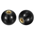 Uxcell 5Pcs M8 Copper Thread 30mm Dia Threaded Ball Knobs for Machine ...