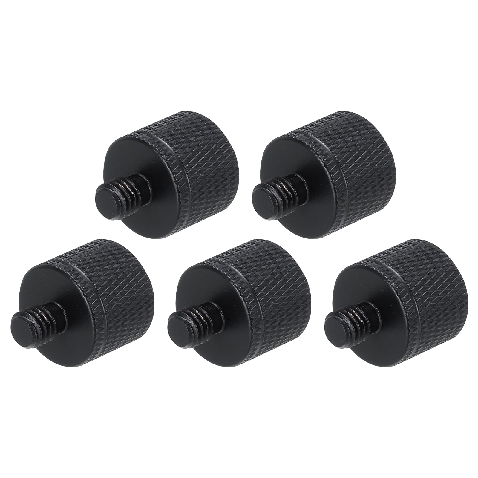 Uxcell 5Pcs Mic Stand Adapter 1/4 Female to M6 Male Thread Screw ...