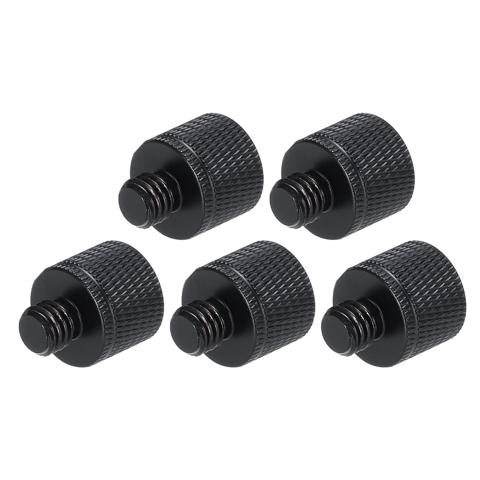 Uxcell 5Pcs Mic Stand Adapter 1/4 Female to M8 Male Thread Screw ...