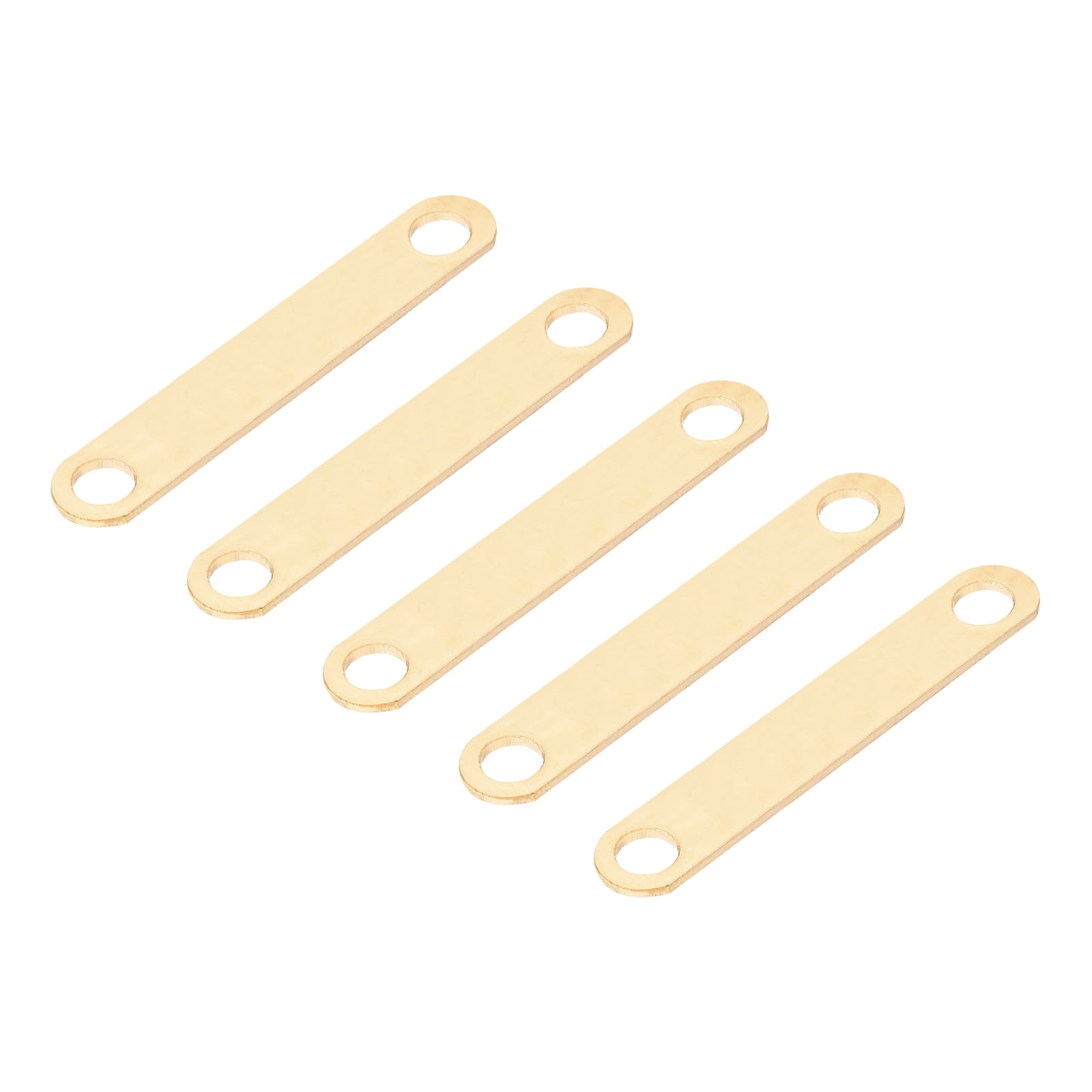 Uxcell 5Pcs Pitch Row 1.8"(45mm) Brass Bus Bar Connector for LiFePO4 ...