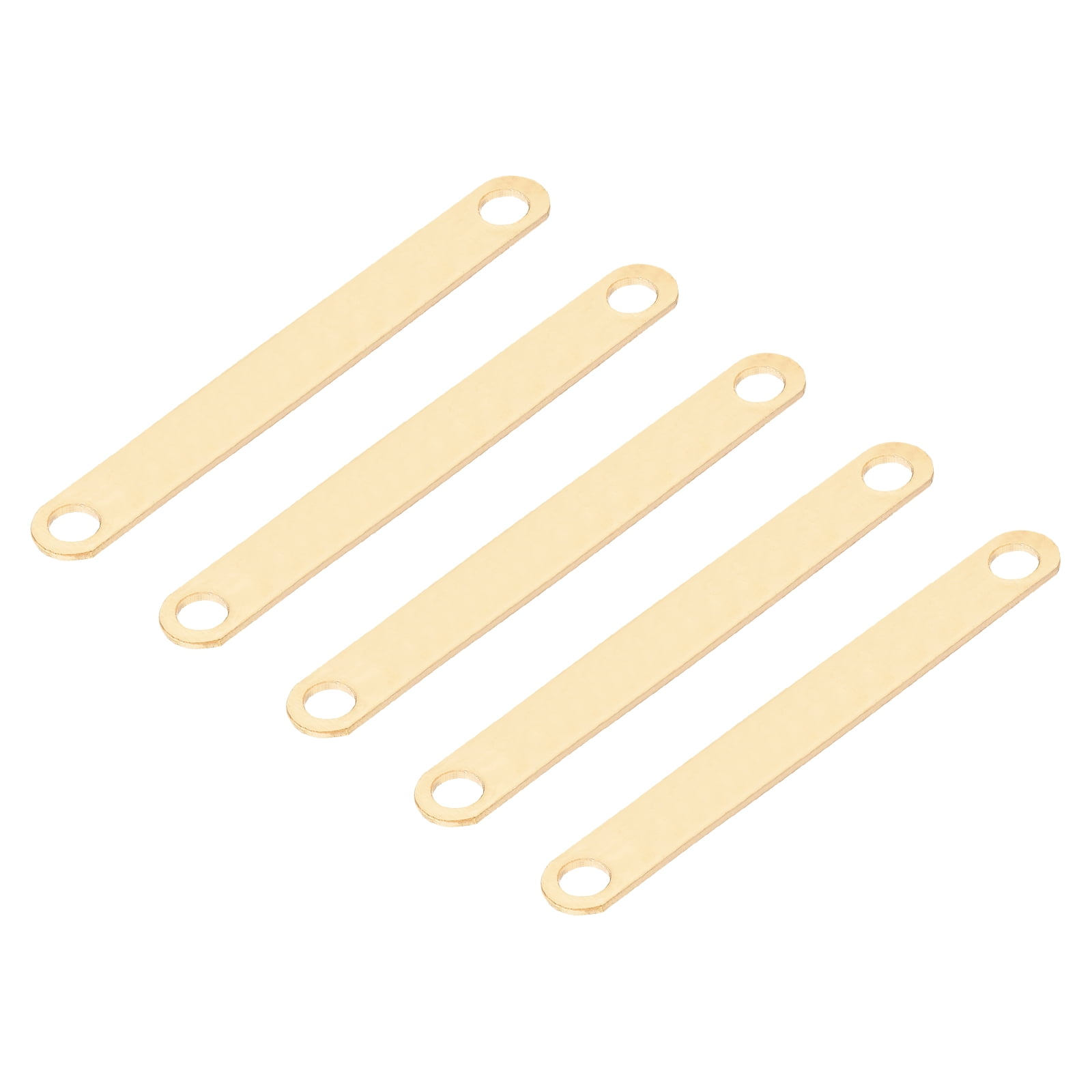 Uxcell 5Pcs Pitch Row 3.8"(95mm) Brass Bus Bar Connector for LiFePO4 ...