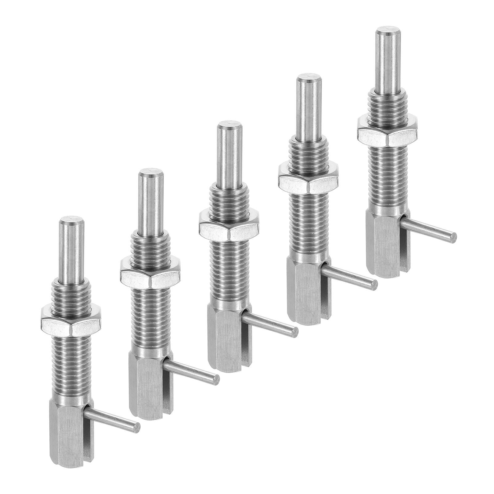 Uxcell Retractable Indexing Plunger Pin, l Spring Plunger Stainless ...